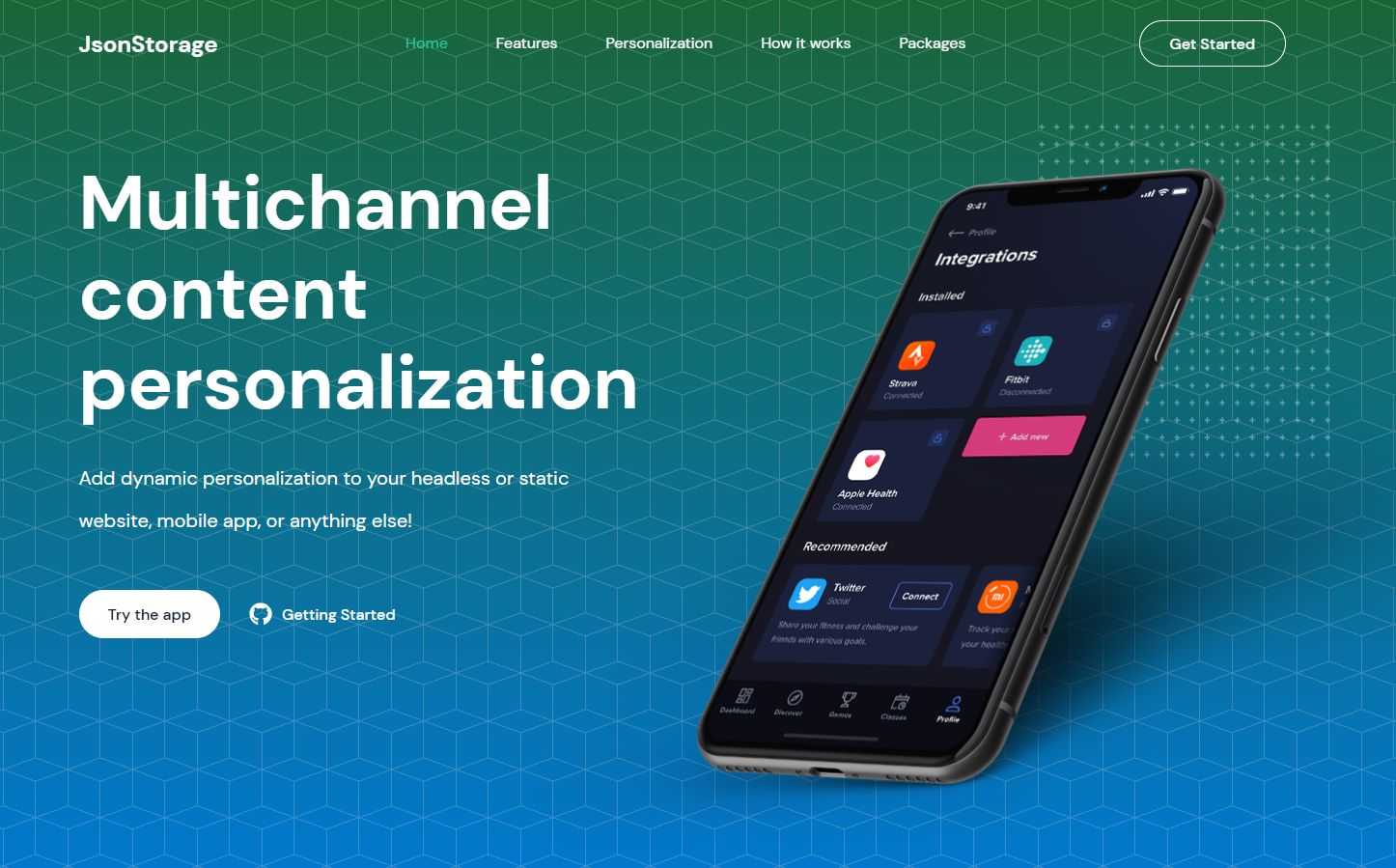 JsonStorage - free JSON storage and personalization